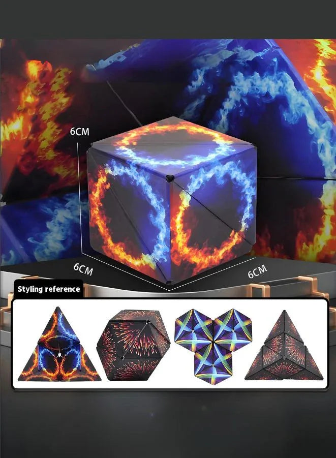 3D Magic Cube | Fun Brain Teaser & Puzzle Toy for All Ages