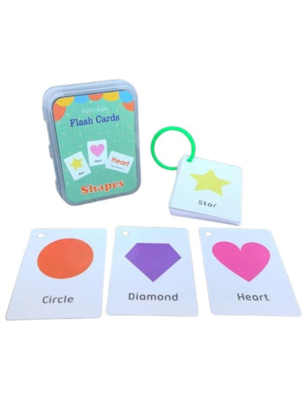 Educational Flashcards with Images for Toddlers and Kids, Shapes