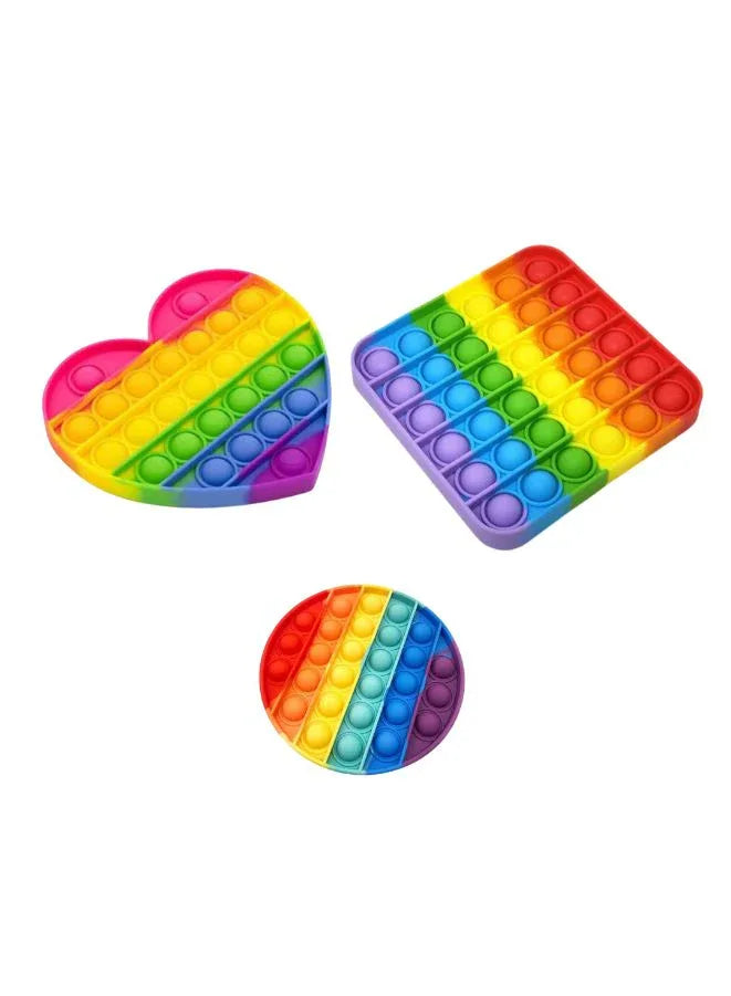 3-Pack Silicone Pop It Push Bubbles Sensory Toy Set – Fatio General Trading
